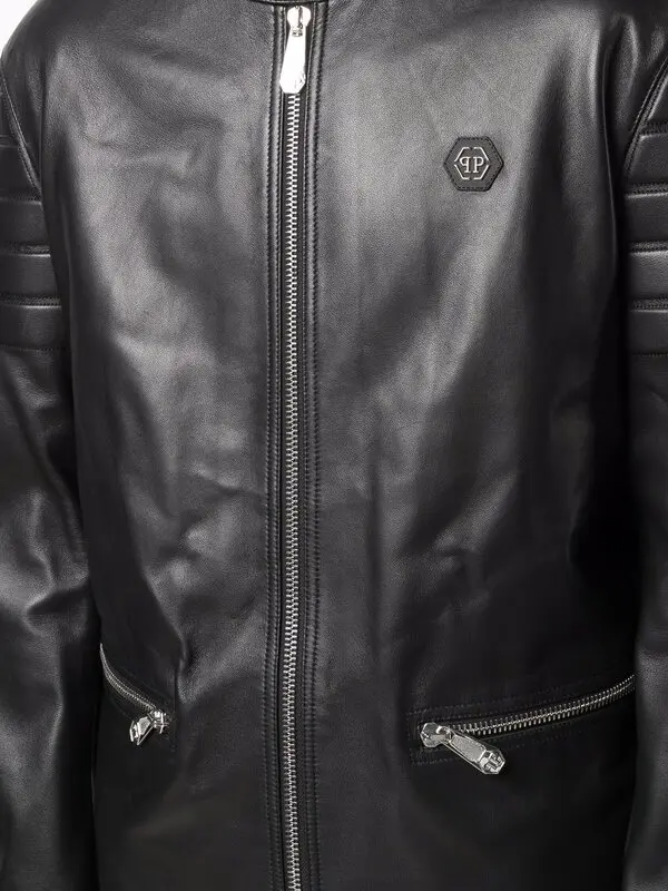 Philipp Plein Moto Jacket - Black