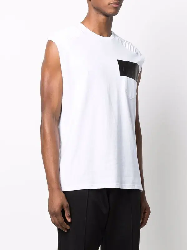 Philipp Plein Logo Sleeveless Top