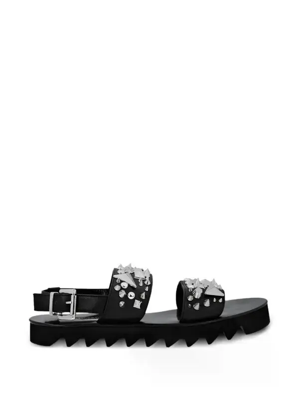 Philipp Plein Studded Leather Sandals