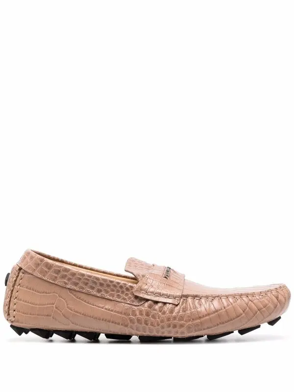 Philipp Plein Leather Moccasins