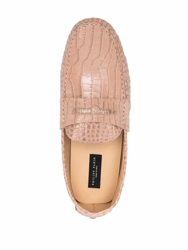 Philipp Plein Leather Moccasins