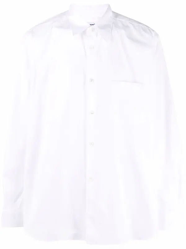 Comme Des Garçons Plain Button-down Shirt