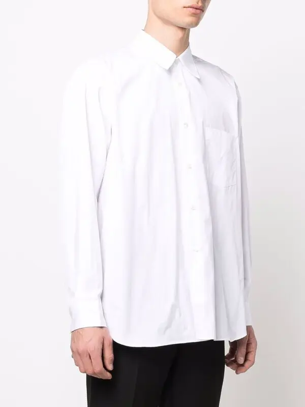 Comme Des Garçons Plain Button-down Shirt
