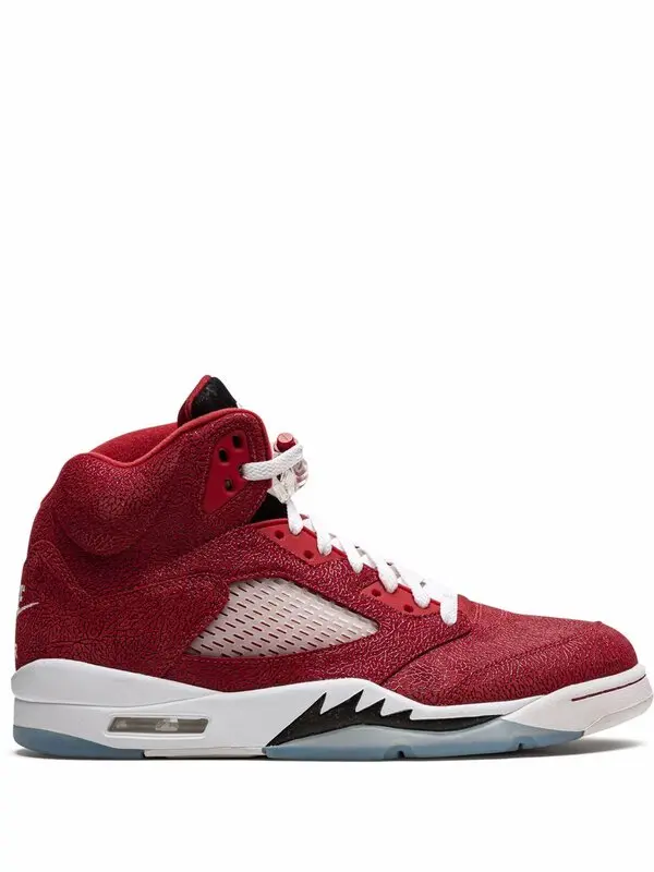 JORDAN 5 High-top Sneakers - Red