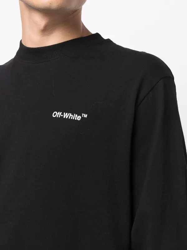 Off-White Caravaggio Arrow Print Long-sleeve T-shirt
