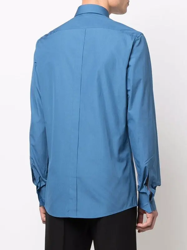 Dolce & Gabbana Button-up Cotton Shirt - Blue