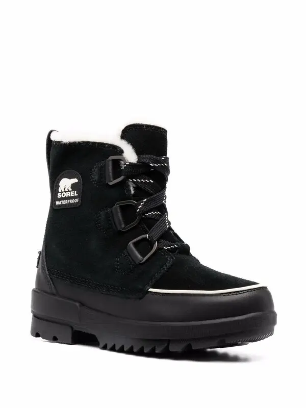 Sorel Faux-fur Trim Suede Boots