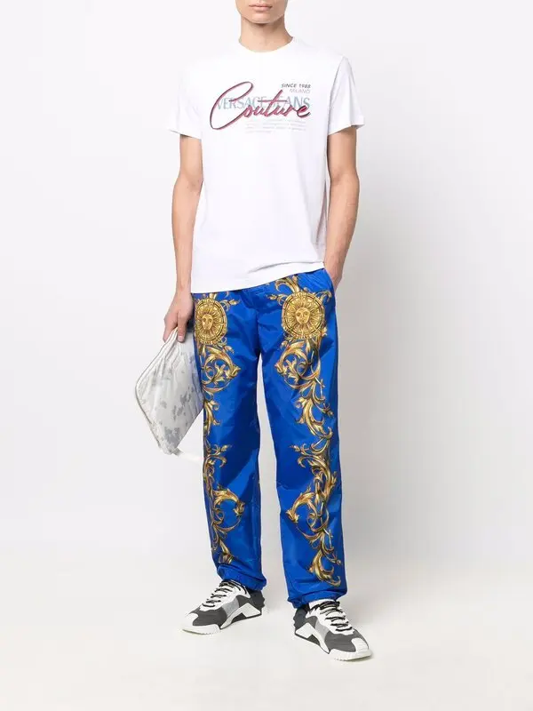 Versace Logo-print Cotton T-shirt