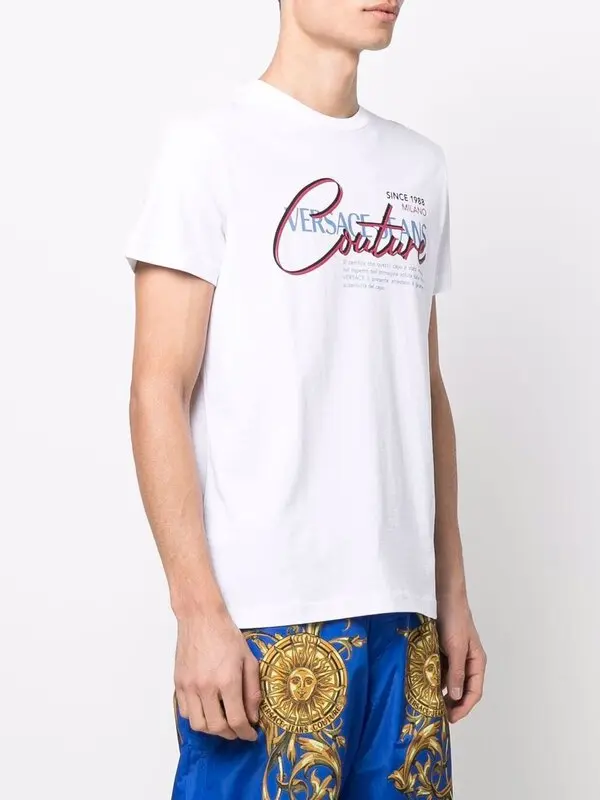 Versace Logo-print Cotton T-shirt