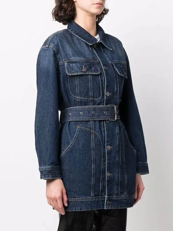 DIESEL® De-flaminia Belted Denim Jacket
