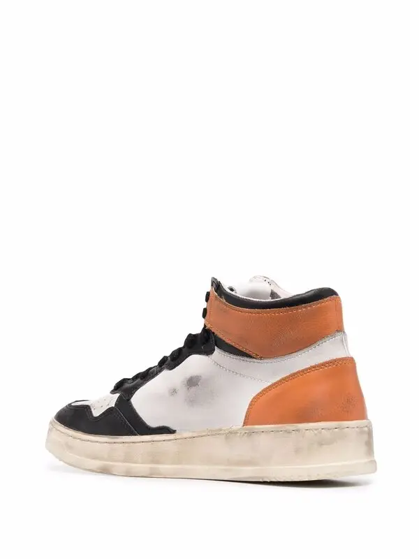 AUTRY Colour-block Hi-top Sneakers - White