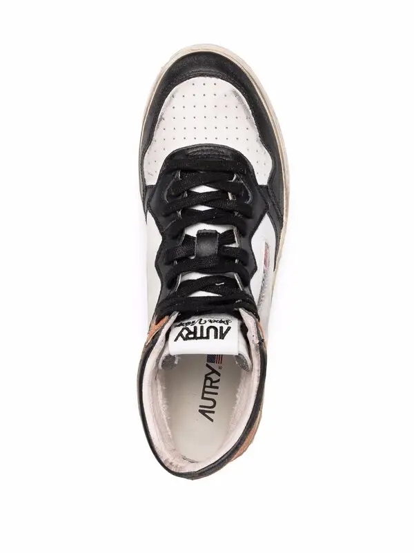 AUTRY Colour-block Hi-top Sneakers - White