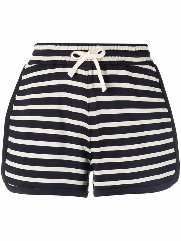 Red Valentino Drawstring-waist Striped Track Pants - Blue