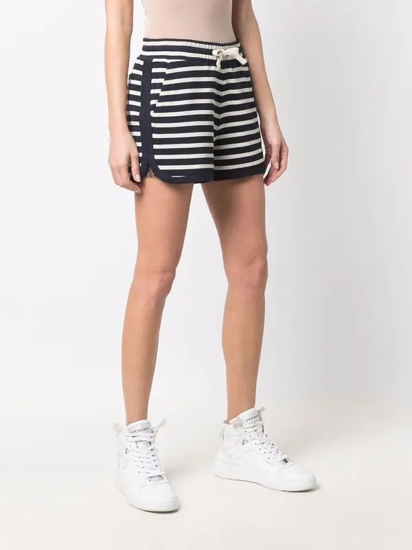 Red Valentino Drawstring-waist Striped Track Pants - Blue