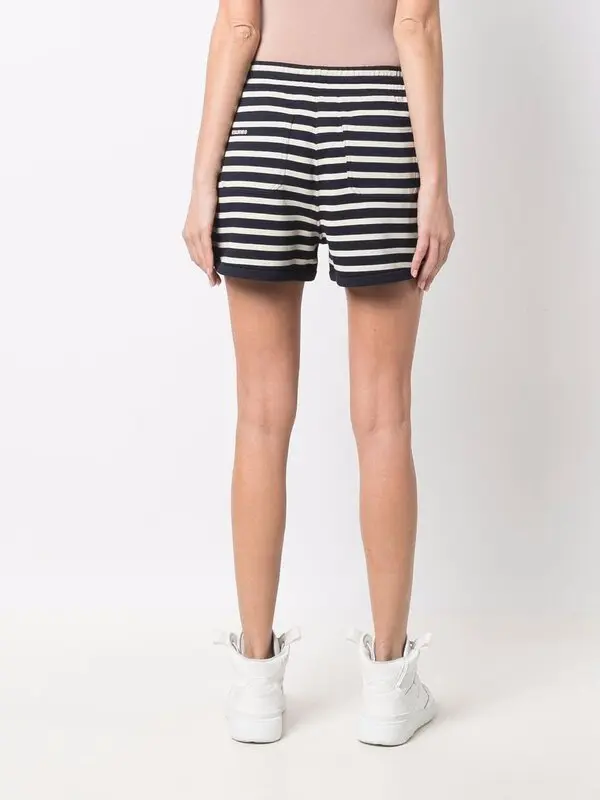 Red Valentino Drawstring-waist Striped Track Pants - Blue
