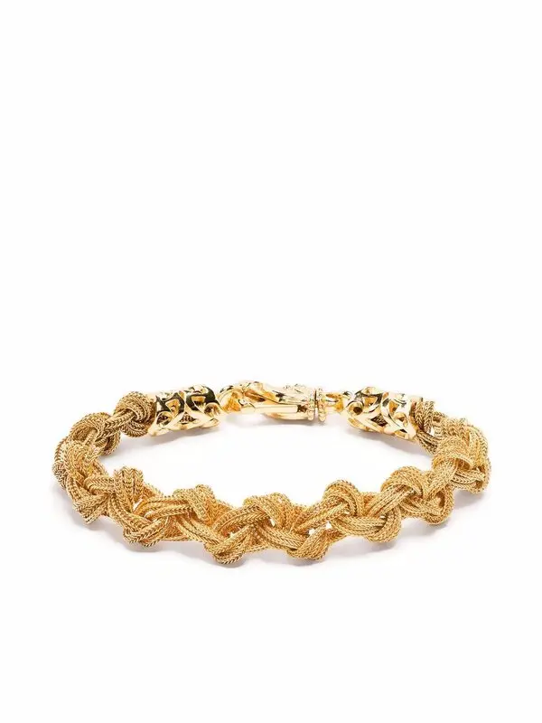 Emanuele Bicocchi Knot Braid Bracelet - Gold