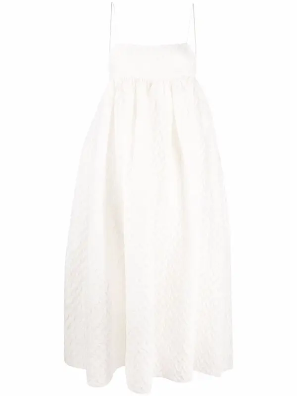 Cecilie Bahnsen Beth Plissé Empire-line Dress