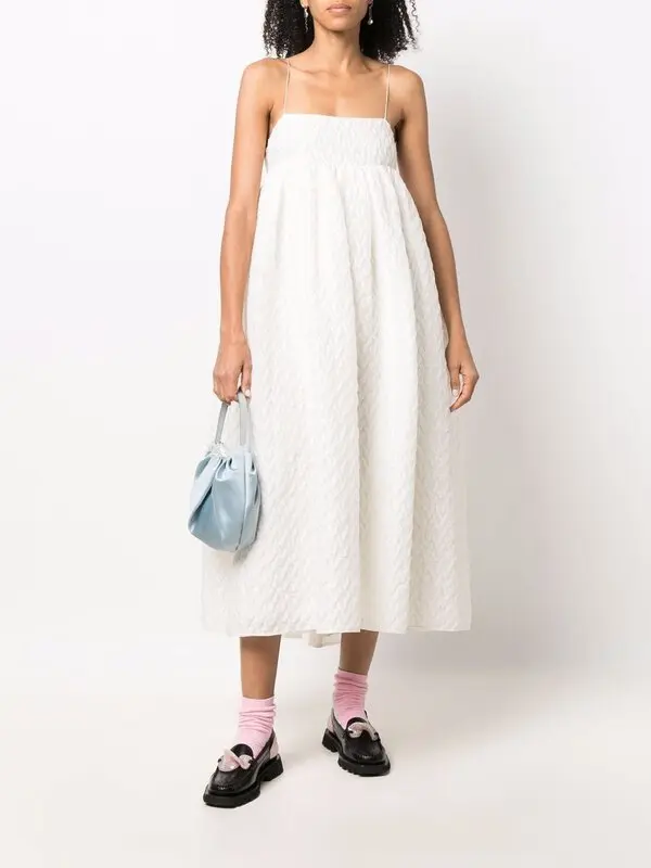 Cecilie Bahnsen Beth Plissé Empire-line Dress