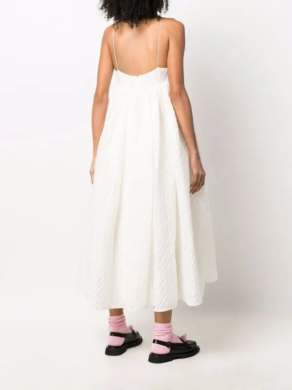 Cecilie Bahnsen Beth Plissé Empire-line Dress