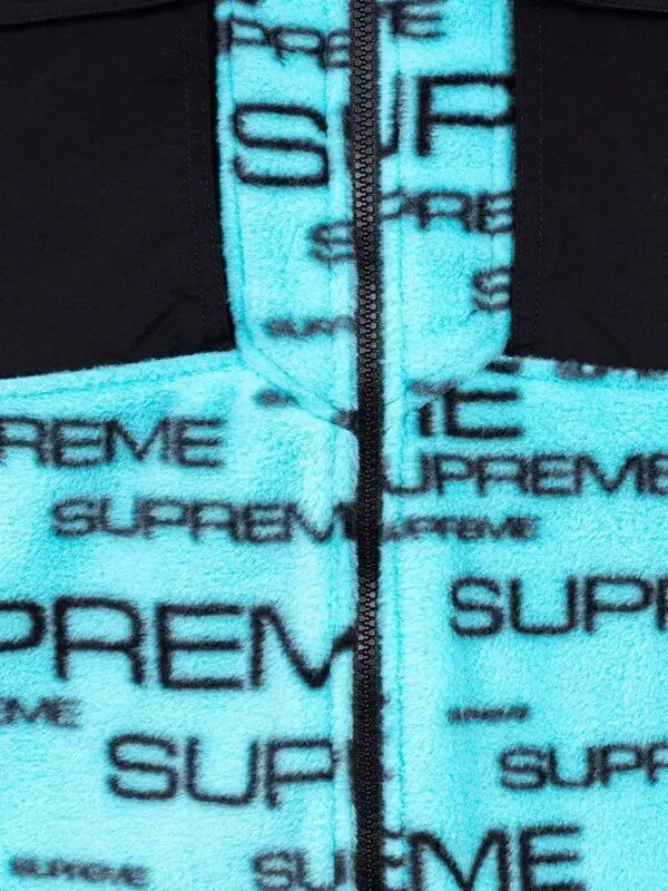 Supreme X The North Face Fleece Jacket - Blue