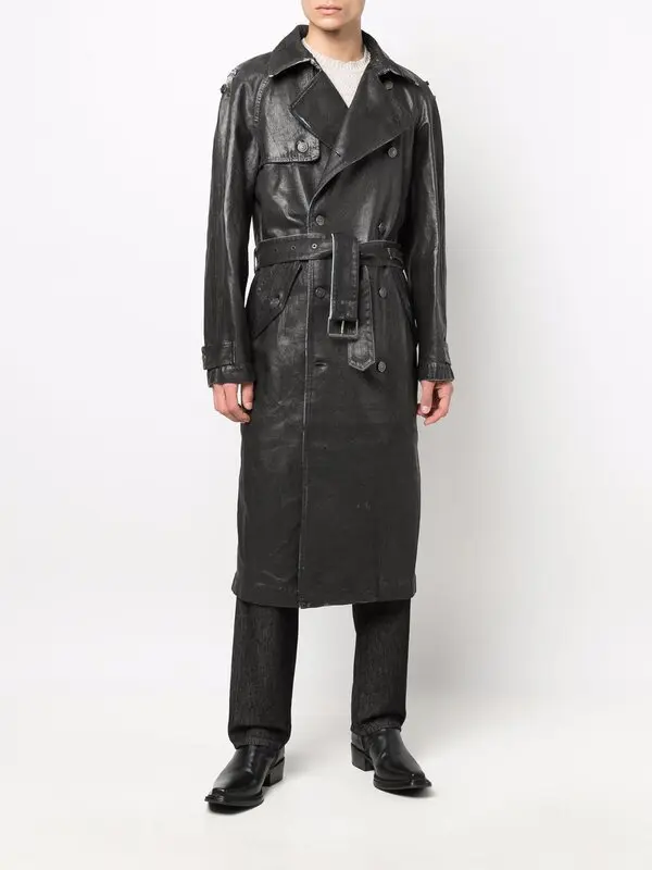 Diesel® D-Delirious-A Trench Coat In Black - 30% Off | Editorialist