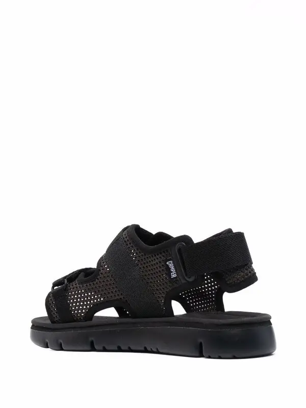 Camper Oruga Flat Sandals - Black