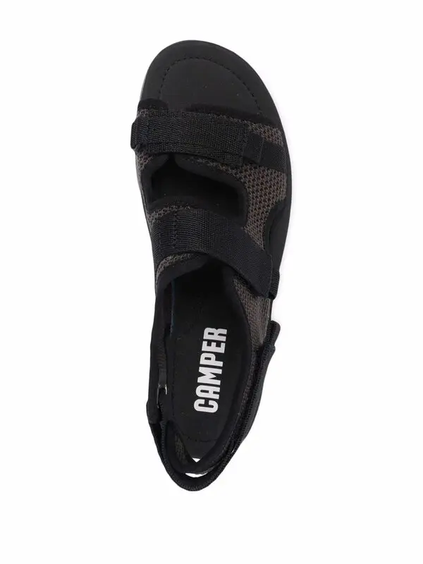 Camper Oruga Flat Sandals - Black