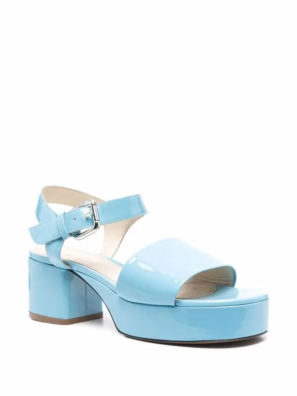 Marni Patent Leather Block-heel Sandals