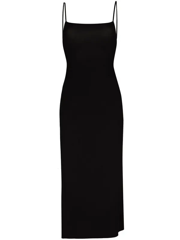 REFORMATION Square-neck Spaghetti-strap Dress