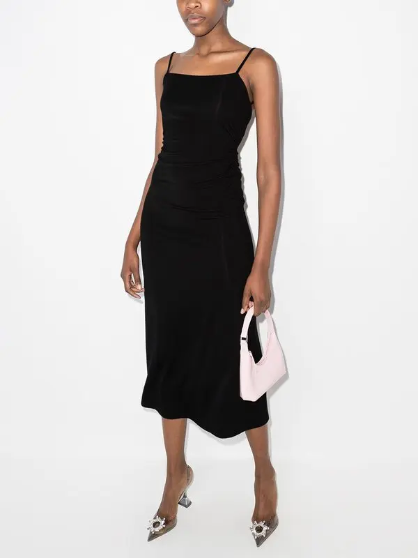 REFORMATION Square-neck Spaghetti-strap Dress