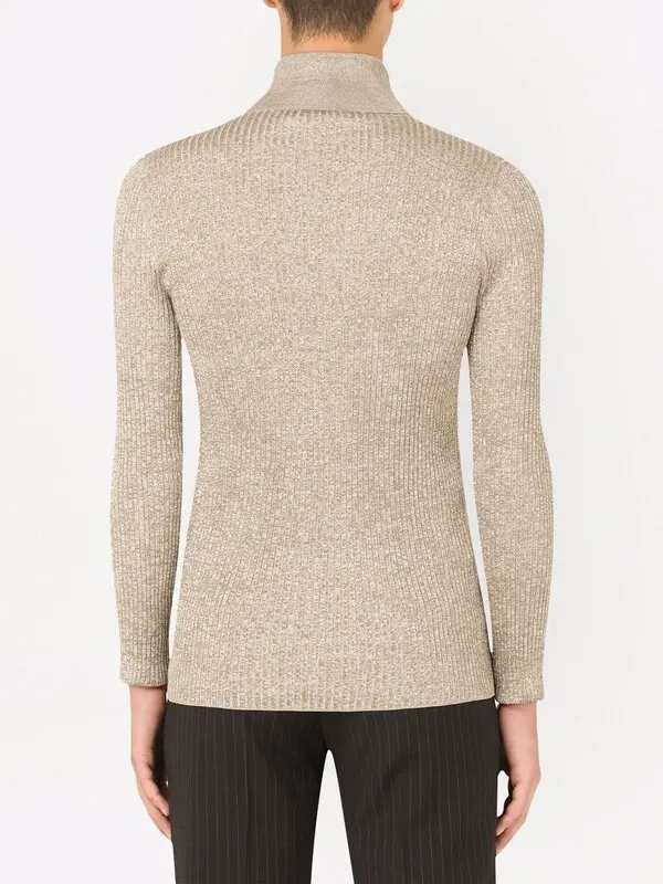Dolce & Gabbana Ribbed Roll-neck Jumper
