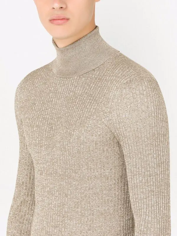 Dolce & Gabbana Ribbed Roll-neck Jumper