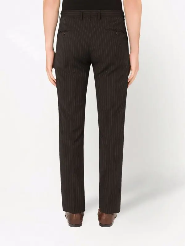 Dolce & Gabbana Pinstripe Wool-blend Trousers