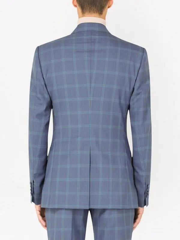 Dolce & Gabbana Sicily-fit Double-breasted Checked Suit