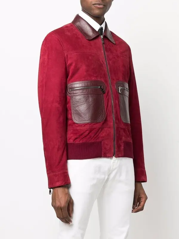 Dolce & Gabbana Suede Bomber Jacket