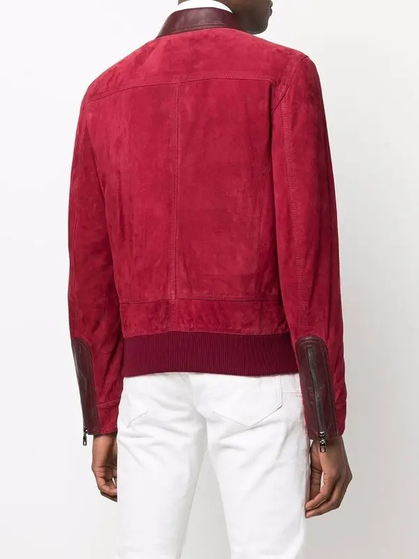 Dolce & Gabbana Suede Bomber Jacket