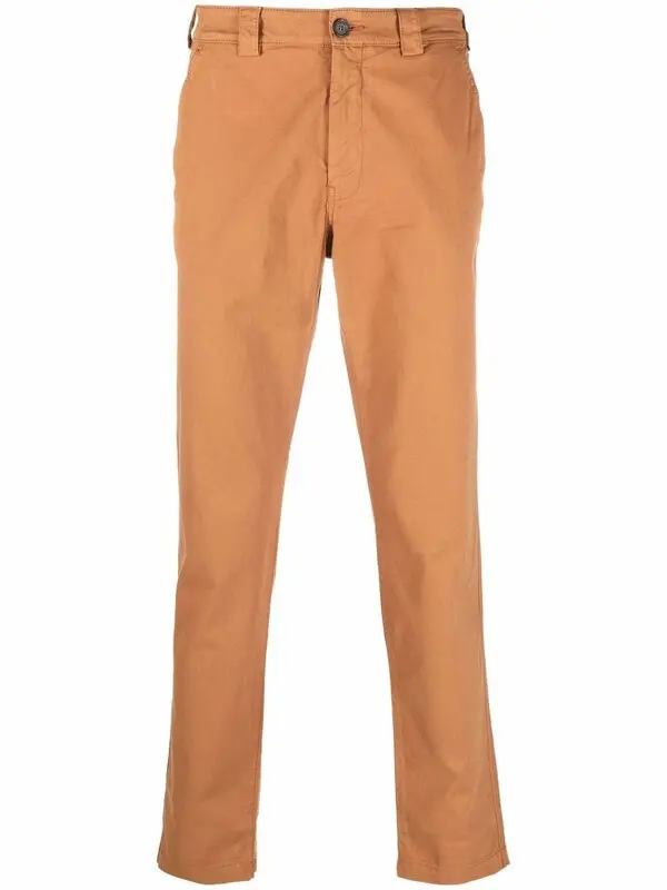Kenzo Slim-fit Logo-patch Stretch-cotton Trousers