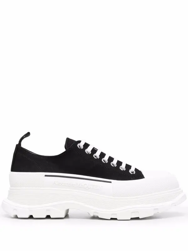 Alexander McQueen Tread Slick Low-top Sneakers - Black