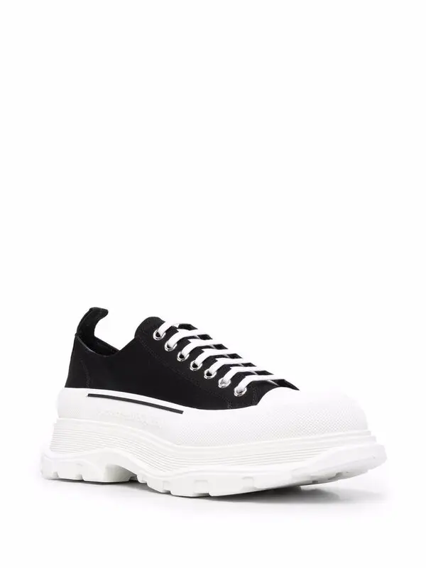 Alexander McQueen Tread Slick Low-top Sneakers - Black
