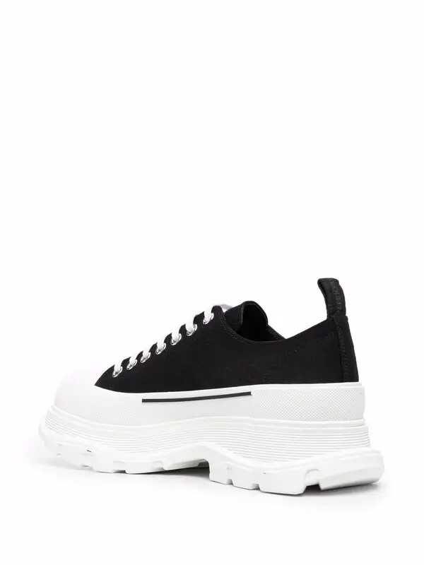 Alexander McQueen Tread Slick Low-top Sneakers - Black