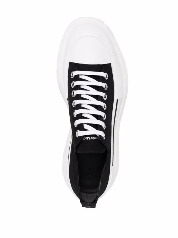 Alexander McQueen Tread Slick Low-top Sneakers - Black