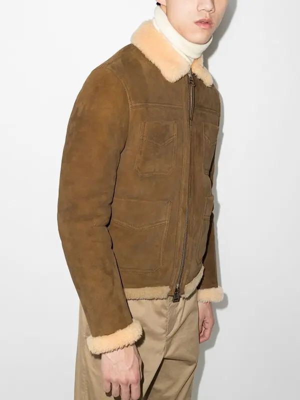 TOM FORD Shearling-lined Jacket