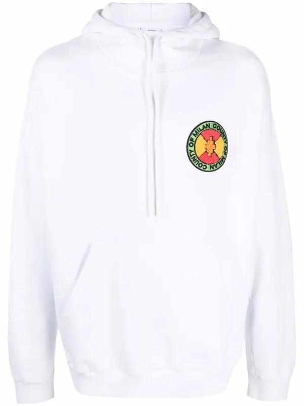 COUNTY OF MILAN Marcelo Burlon Park-patch Hoodie