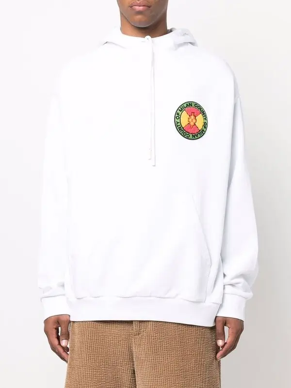 COUNTY OF MILAN Marcelo Burlon Park-patch Hoodie