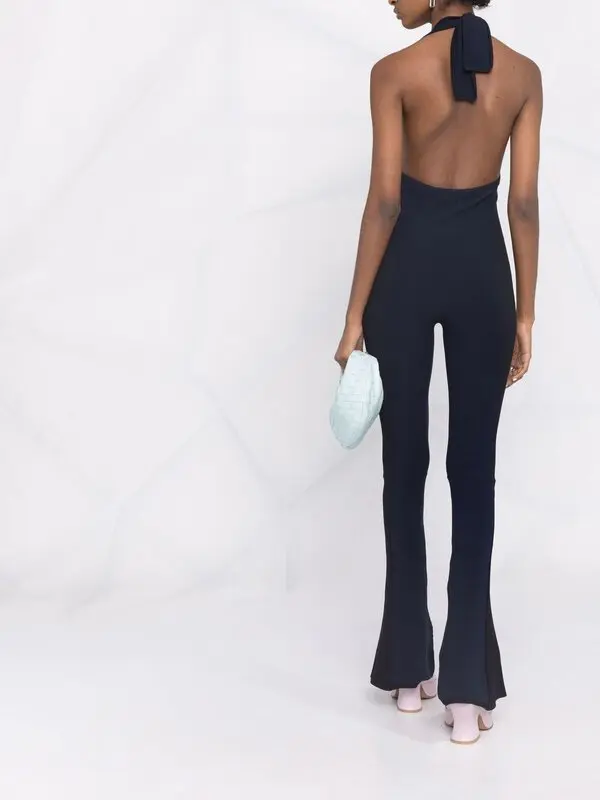 Jacquemus Plunging V-neck Halterneck Jumpsuit