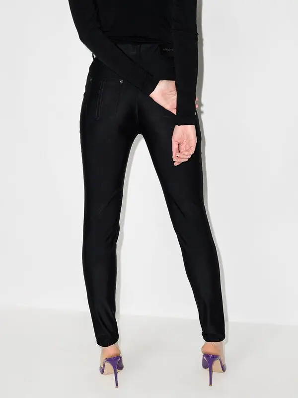 TOM FORD Glossy Skinny Jeans - Black