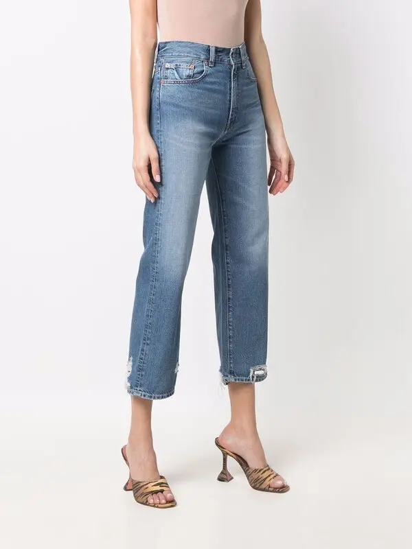 Denimist Mid-rise Cropped Jeans