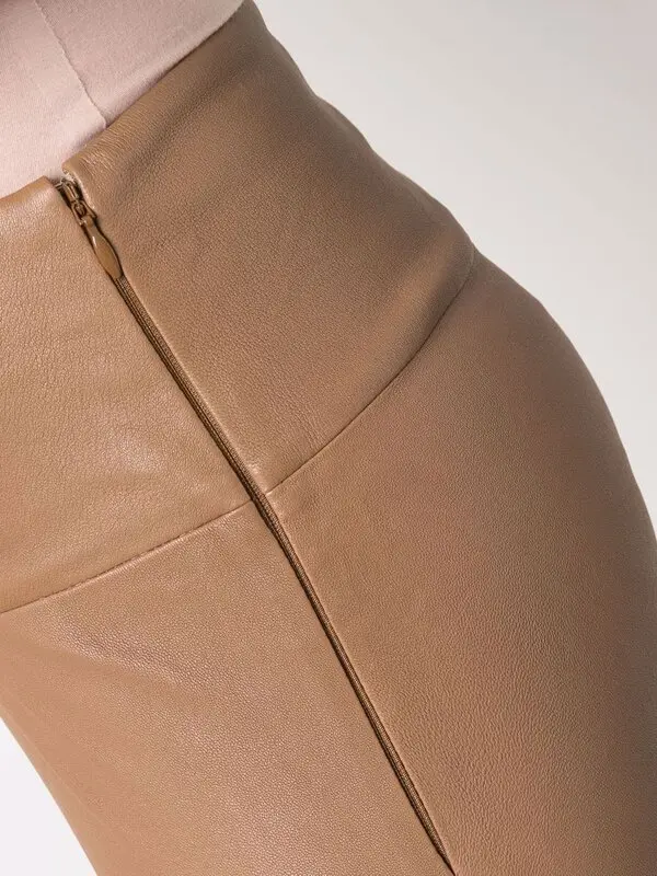 Theory High-waist Leather Leggings