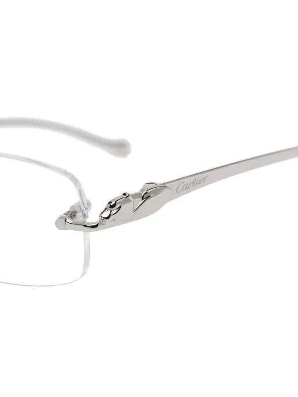 CARTIER Rimless Rectangular-frame Glasses