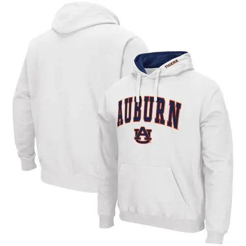 COLOSSEUM Auburn Tigers Arch & Logo 3.0 Pullover Hoodie